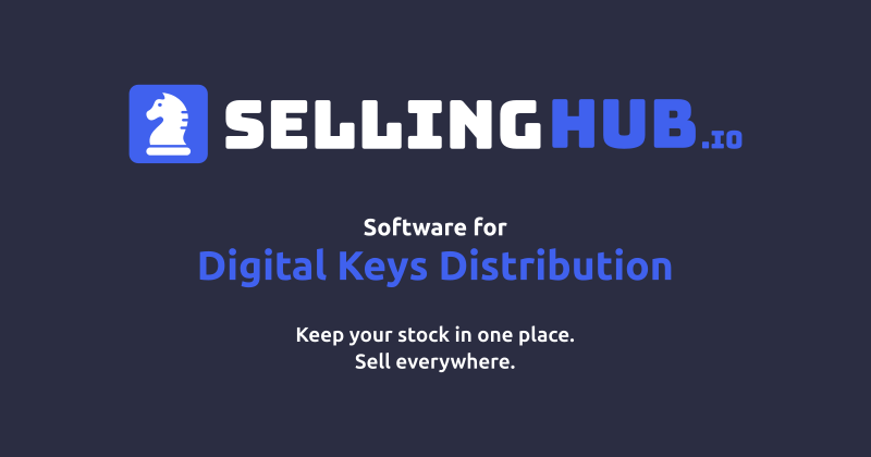 SellingHub - digital keys distribution on marketplaces